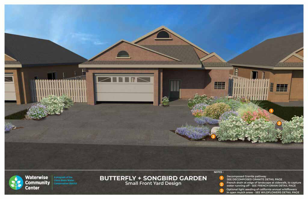 Butterfly and Songbird Garden - Waterwise Garden Planner